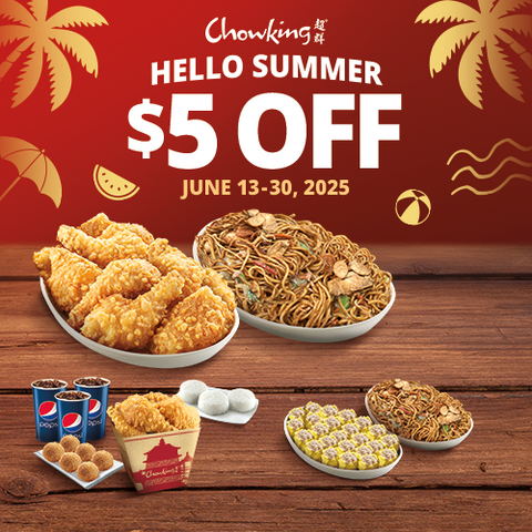 Summer Restaurant Deals | $5 Off Select Bundles | Chowking
